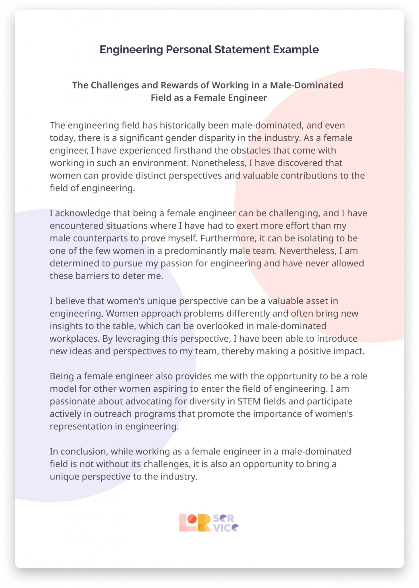 Winning Engineering Personal Statement to Outshine the Others
