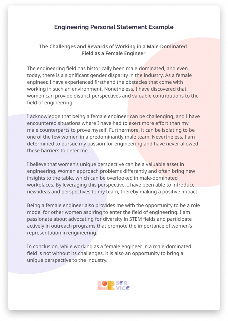 Winning Engineering Personal Statement to Outshine the Others